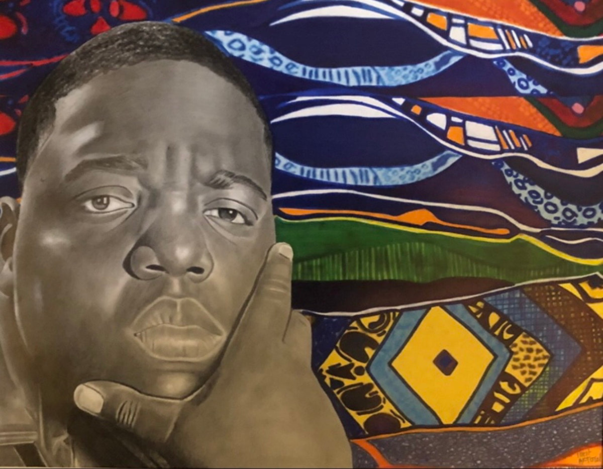 Biggie Portrait (16x20 matted) – Bradish Art